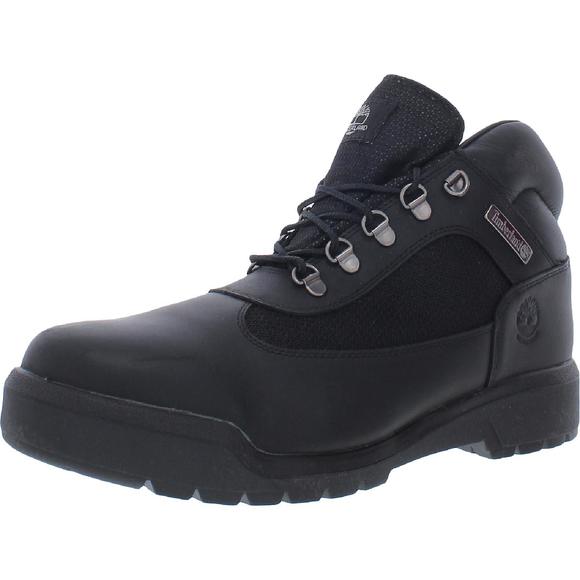 Timberland | Shoes | Timberland Mens Field Black Leather Waterproof ...